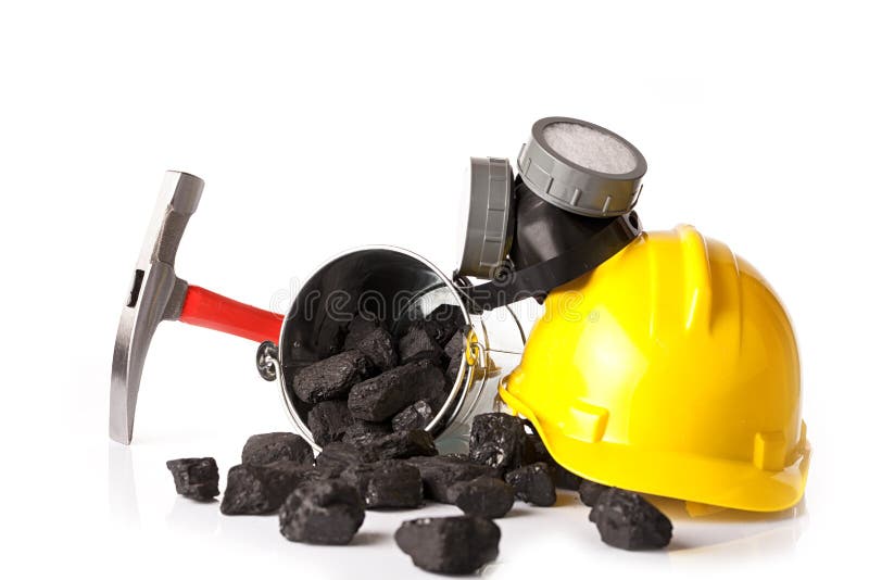 Mining Industry, Miner`s Tools Stock Image - Image of plant, natural ...