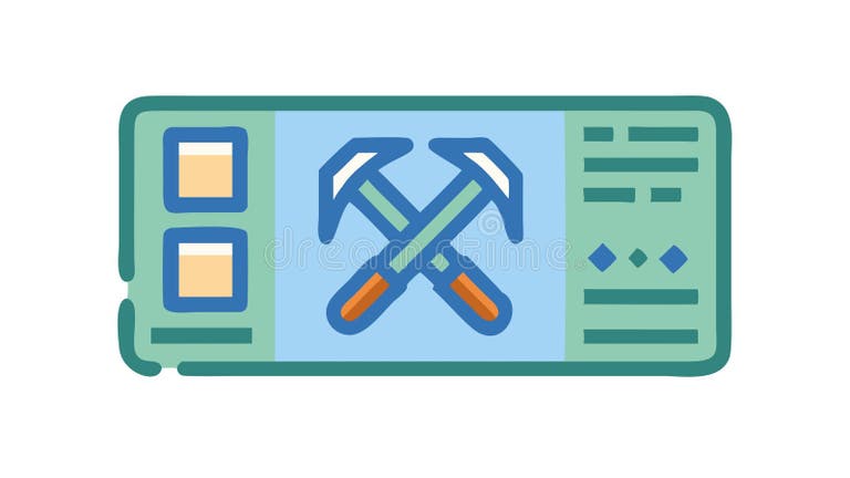 Mining Industry Tools, Resource Extraction and Digging, Vector Design ...