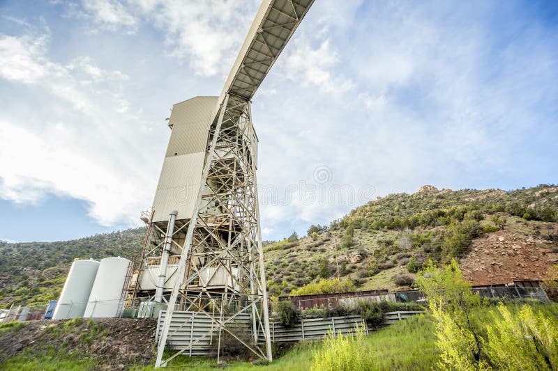 Mining infrastructure stock image. Image of fuel, excavator - 55433073