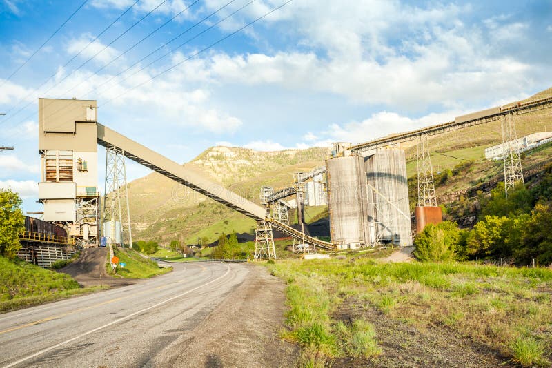 Mining infrastructure stock image. Image of huge, road - 55433123