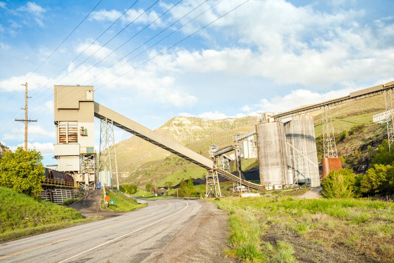 Mining infrastructure stock photo. Image of machinery - 55434040