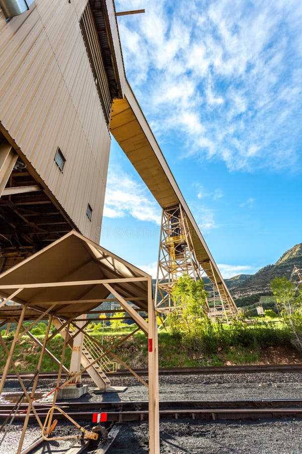 Mining infrustructure stock image. Image of fossil, belt - 55432791