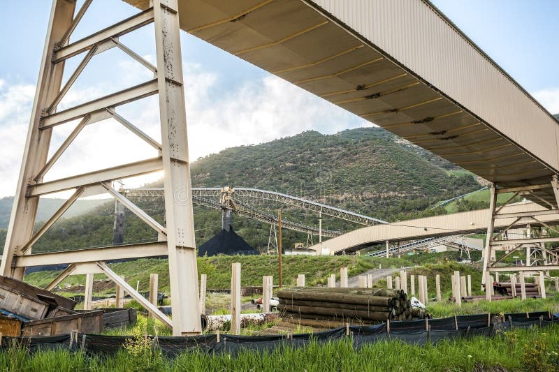 Mining infrustructure stock image. Image of construction - 55432931