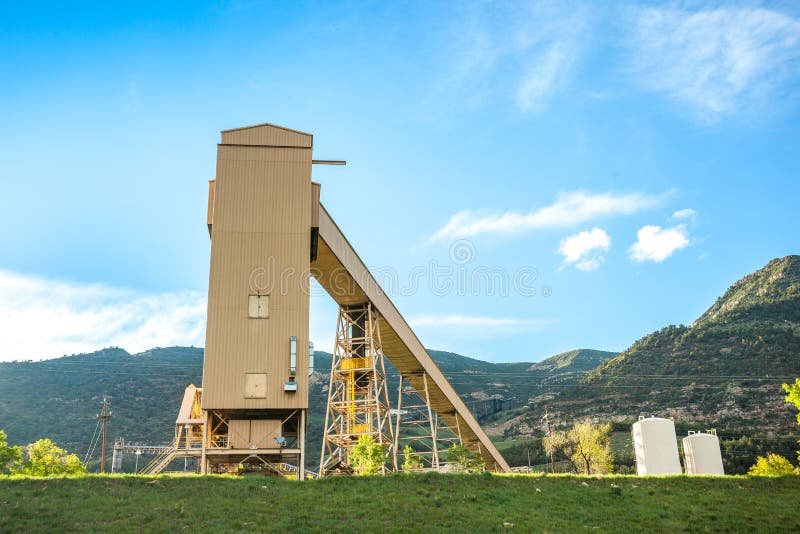 Mining infrustructure stock photo. Image of grass, coal - 55433552