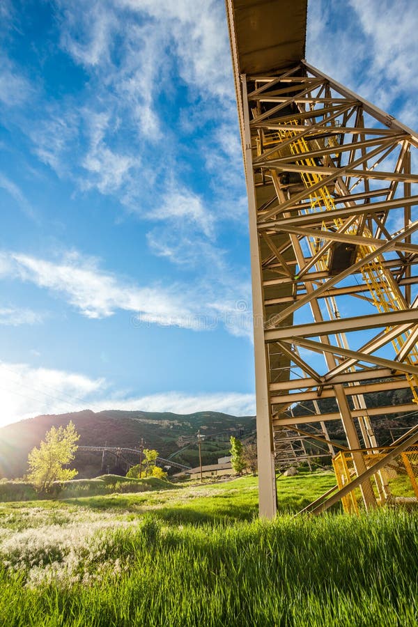 Mining infrustructure stock photo. Image of grass, mining - 55433630