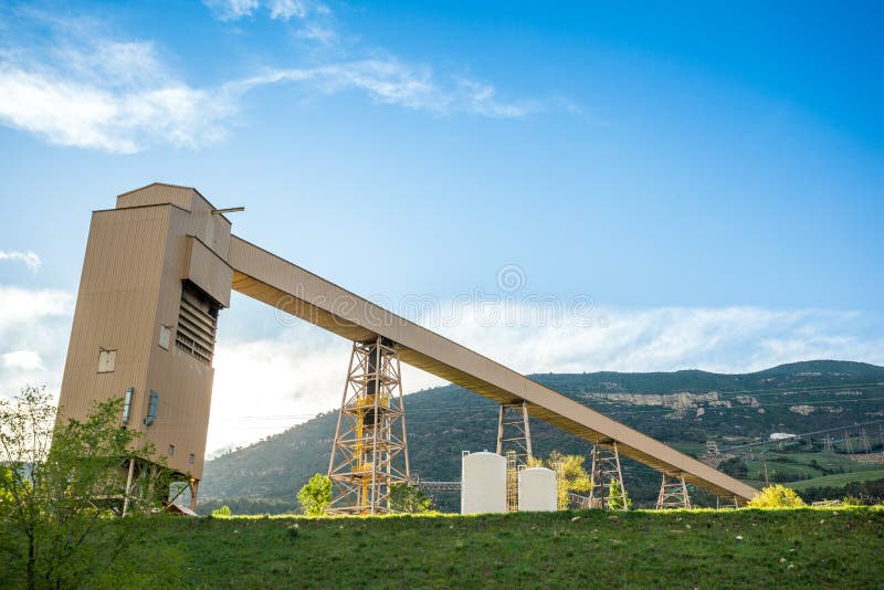 Mining infrustructure stock photo. Image of green, infrastructure ...