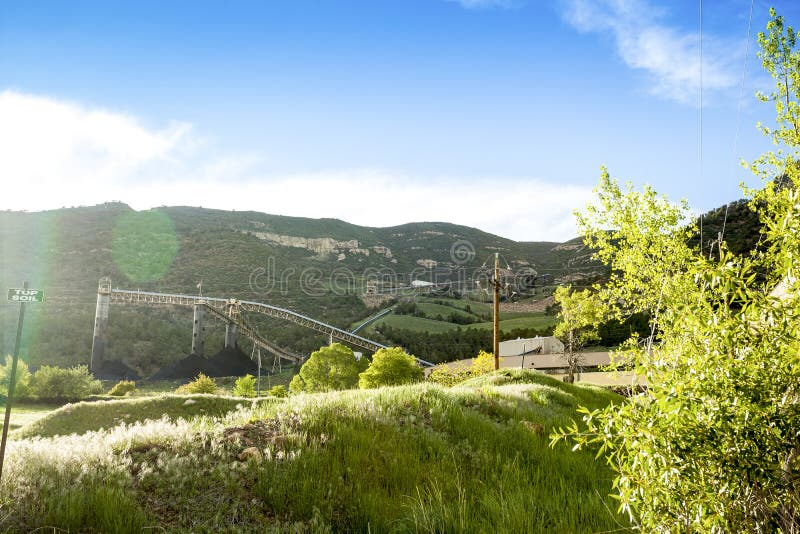 Mining infrustructure stock image. Image of large, excavator - 55433891