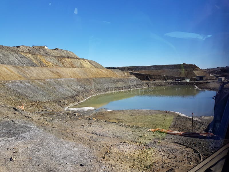 Mining Lake stock image. Image of mining, lake, extraction - 107029963