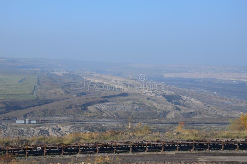 Mining landscape stock image. Image of dust, material - 66471763