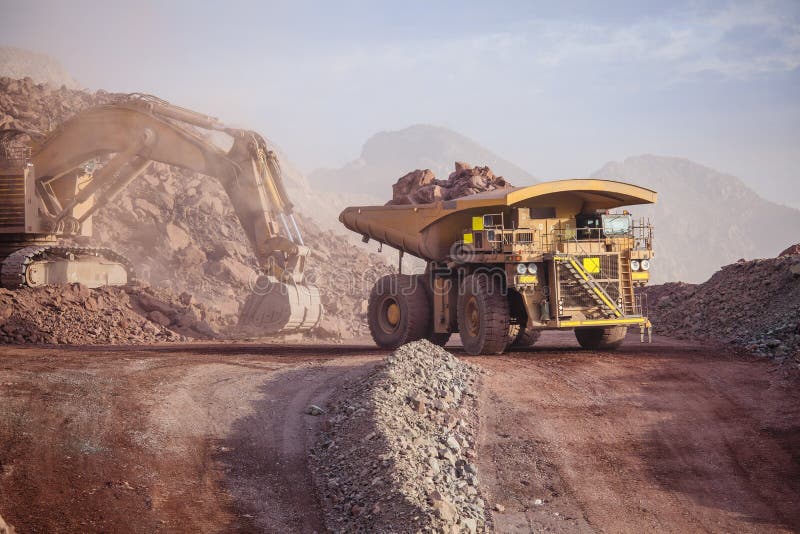 Mining stock image. Image of engineering, oversized, gravel - 89033095