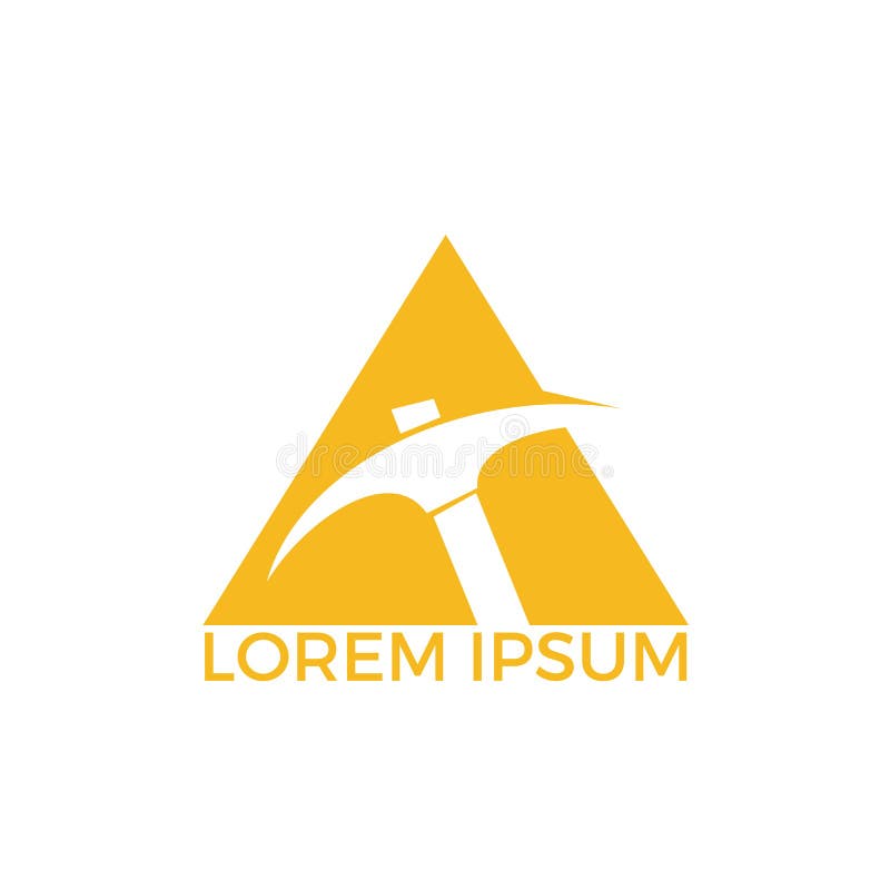 Mining Logo Design. Mine Tool Vector Logo Design. Stock Vector ...