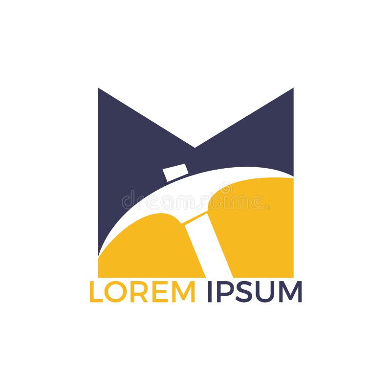 Mining Logo Design. Mine Tool Vector Logo Design. Stock Vector ...