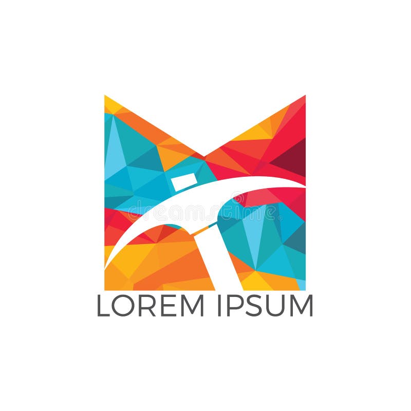 Mining Logo Design. Mine Tool Vector Logo Design. Stock Vector ...