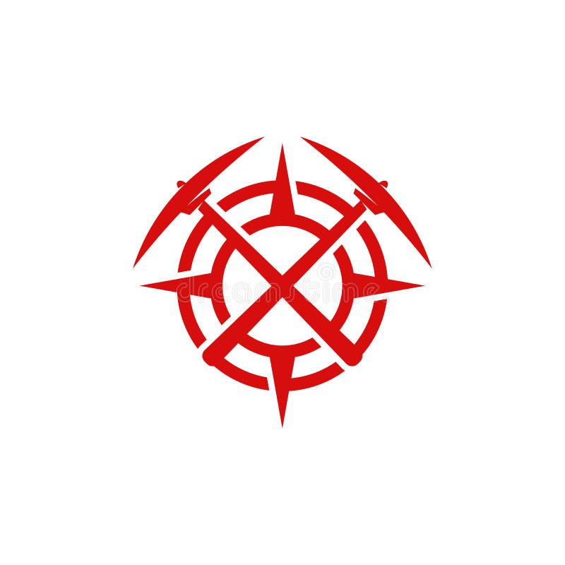 Mining Compass for Surveying As Geology Instrument Vector Illustration ...