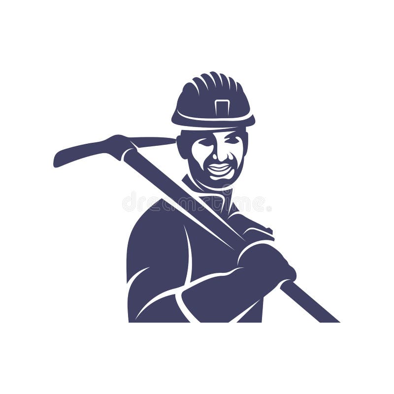 Mining Logo Template. Stylish Vector Illustration Stock Vector ...