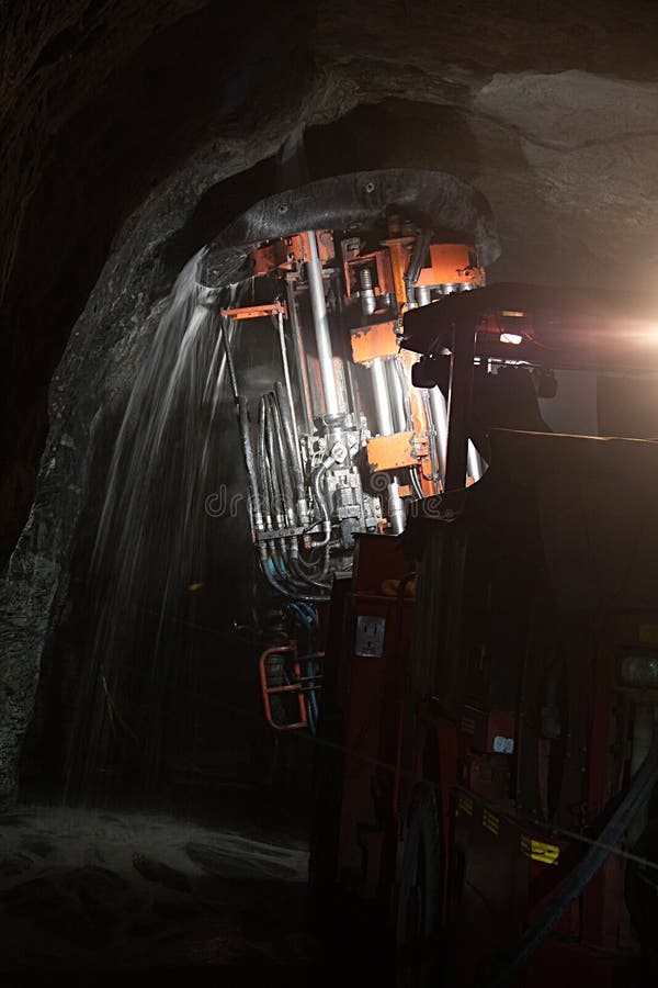 Mining Machine in Coal Mine Stock Image - Image of industry, mineral ...