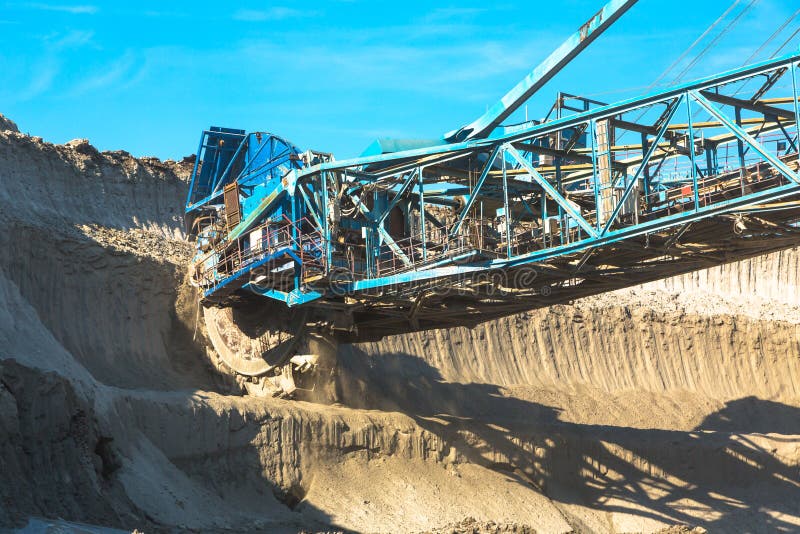 Mining Machinery in the Mine Stock Photo - Image of ground, coal: 49178768