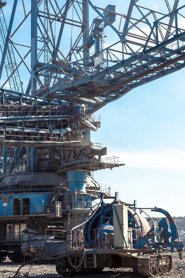 Mining Machinery in the Mine Stock Image - Image of iron, fuel: 49234997