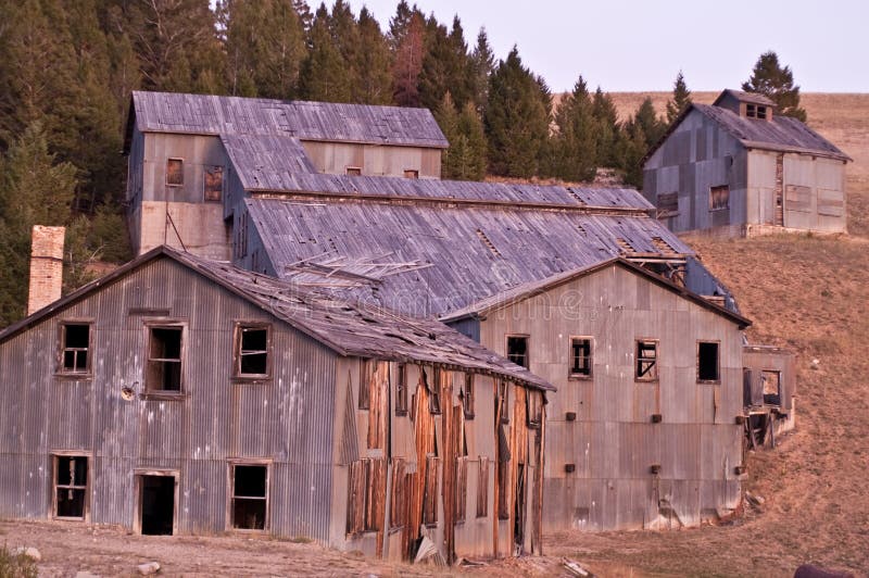 Old Mining Mill Building stock photo. Image of historic - 23696468