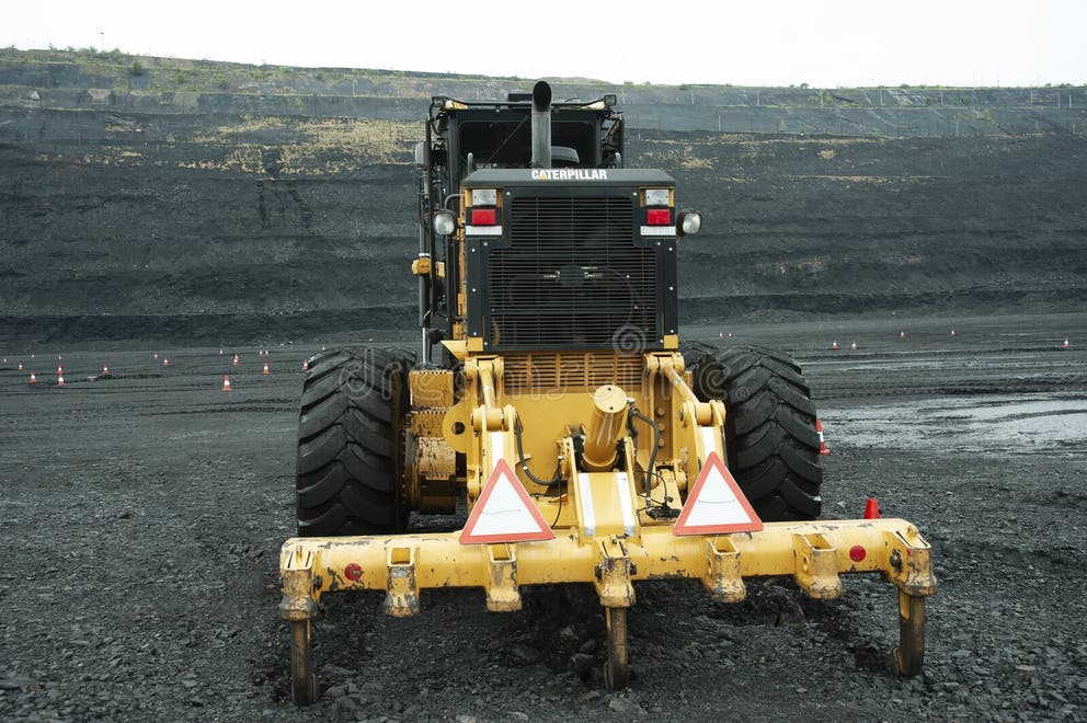 Mining, Special Equipment for Working in a Quarry, Grader Editorial ...