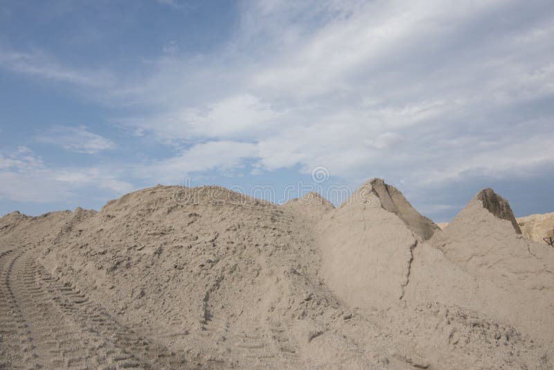 Natural Resource Sand and Gravel Stock Image - Image of production ...