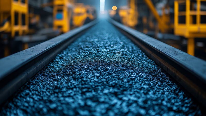 Mining Operation Focused on Excavation and Extraction of Materials for ...