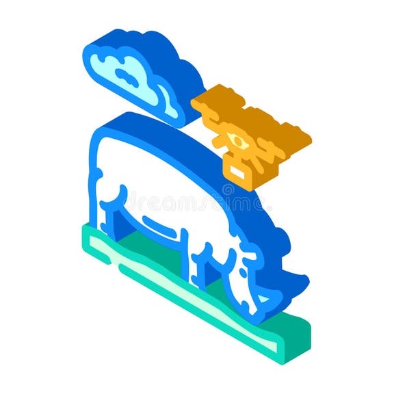 Mining Operations Drone Isometric Icon Vector Illustration Stock Vector ...