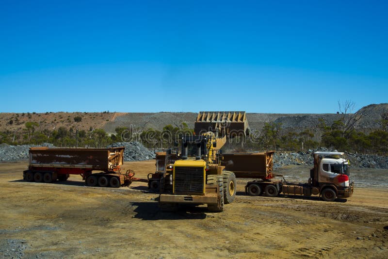 Mining Ore Loads stock image. Image of heap, vehicle - 145974849