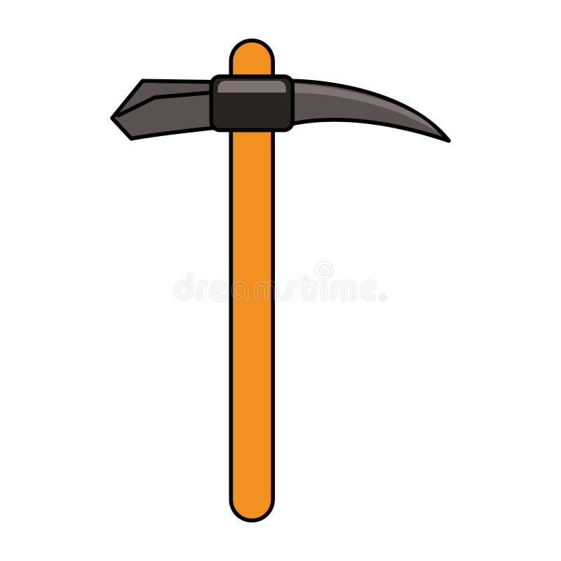 Mining Pick Equipment Tool Isolated Symbol Stock Vector - Illustration ...