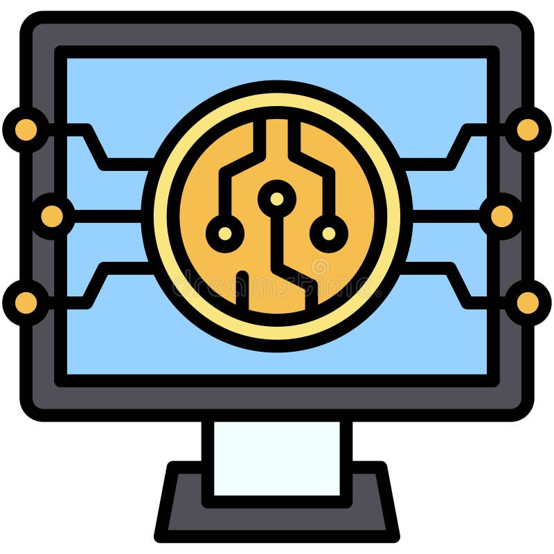 Mining Pool Logo. Extraction of Bitcoin Crypto Currencies. Worker with ...