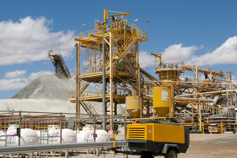 Mining Process Plant stock photo. Image of goldfields - 106707020