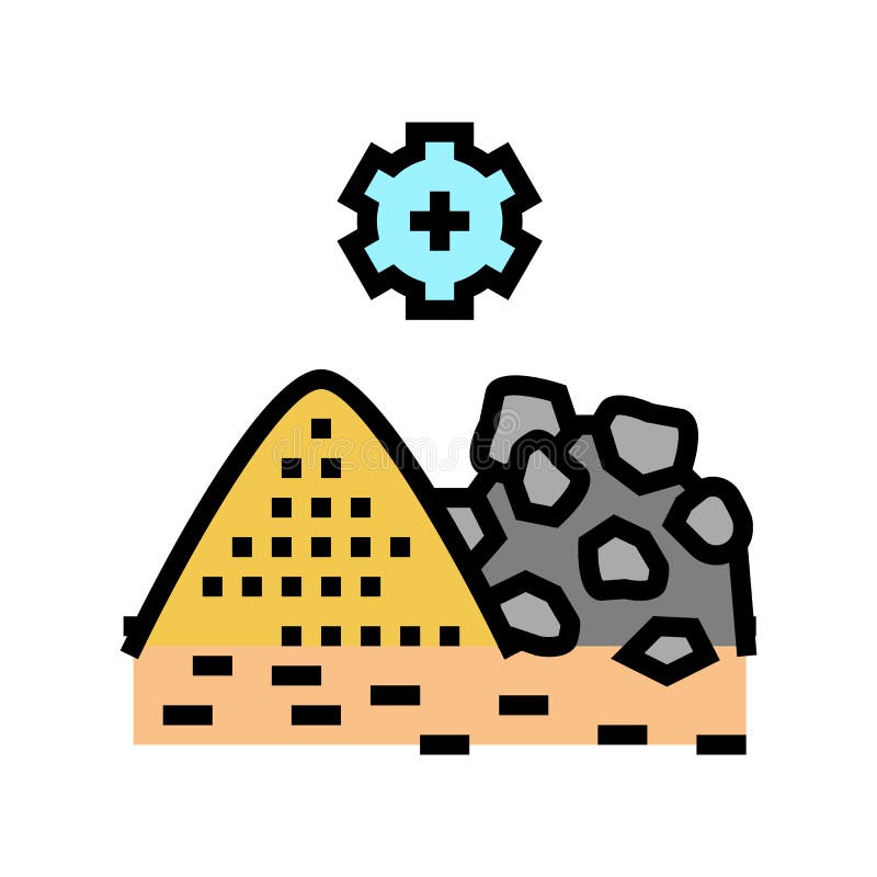 Mining Processing Plant Icon Stock Vector - Illustration of chemical ...