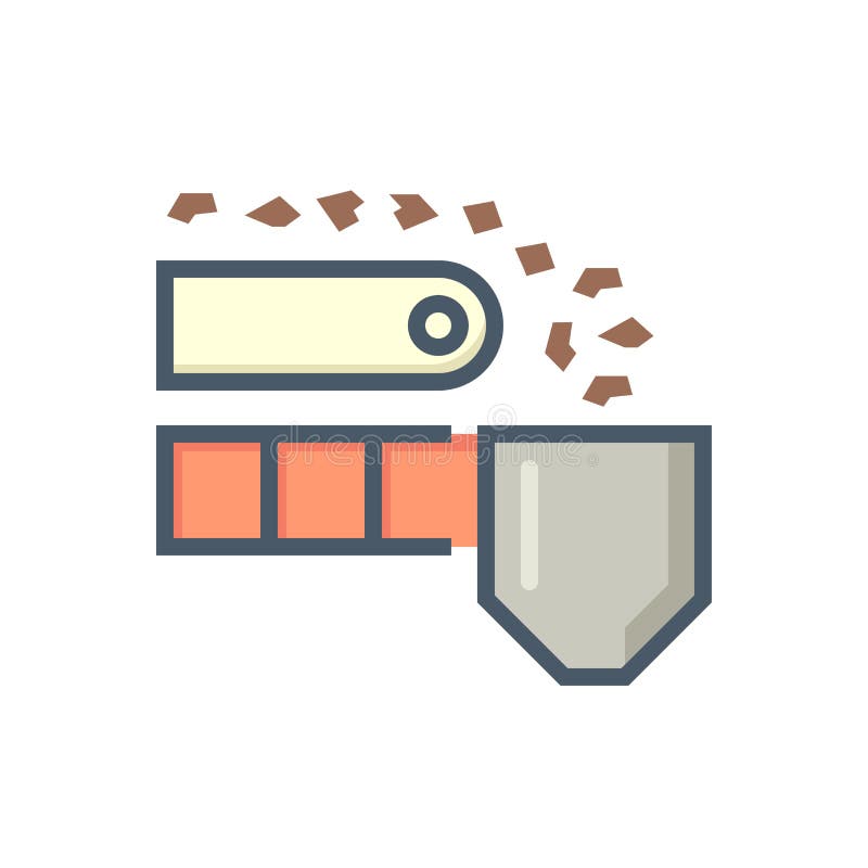 Mining Processing Industry Vector Icon Design. 64x64 Pixel Perfect and ...
