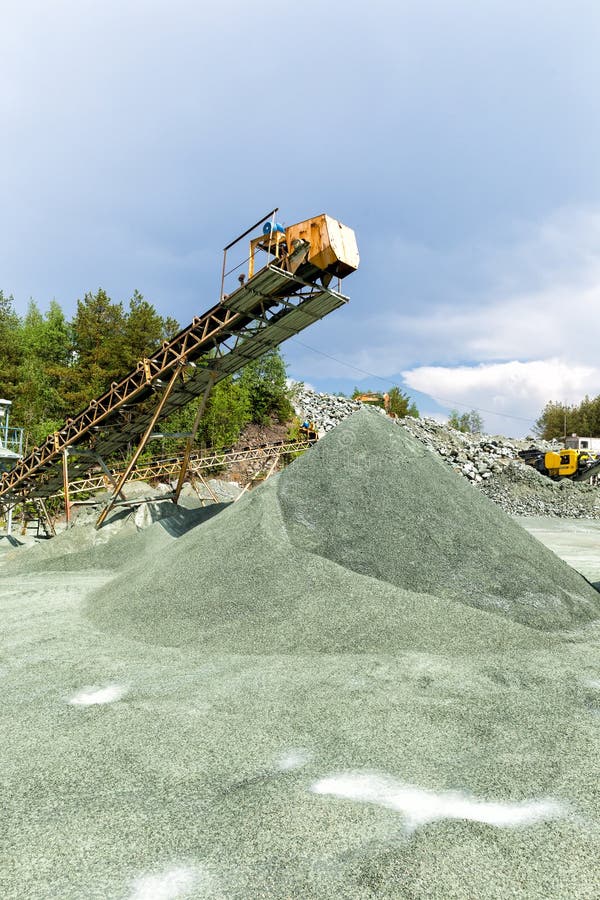 Mining and Processing Plant for Processing Crushed Stone, Sand and ...