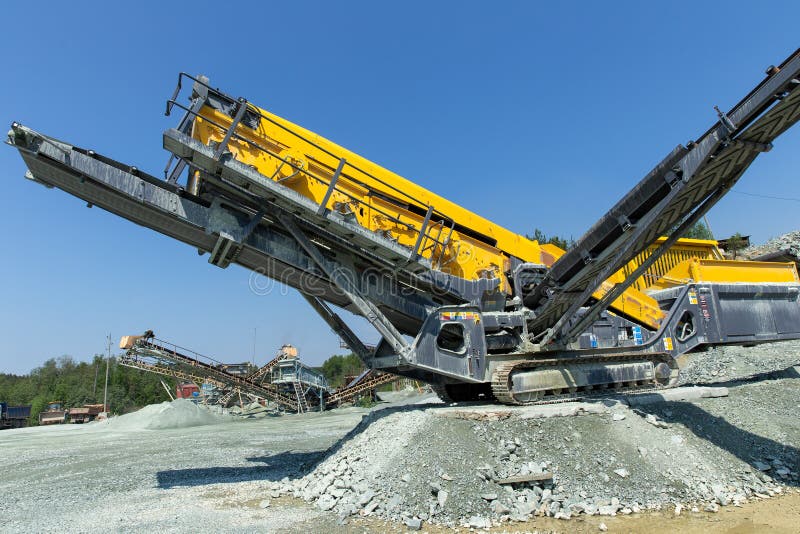 Mining and Processing Plant for Processing Crushed Stone, Sand and ...