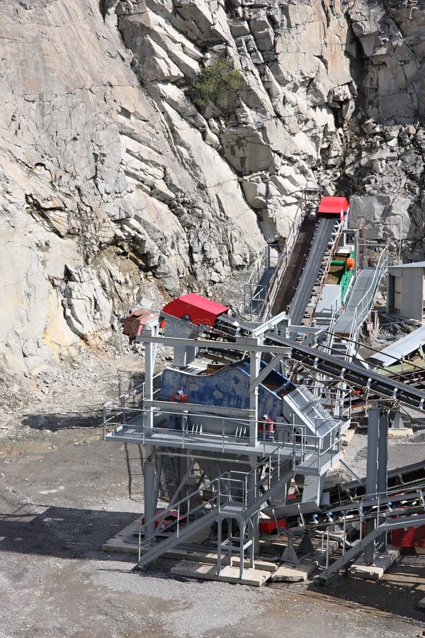 Mining in the quarry stock image. Image of extraction - 13735983