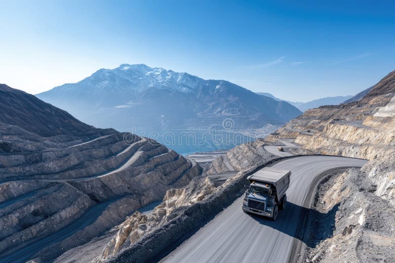 Mining Quarry - Expansive Pit, Excavation Site, Industrial Process ...