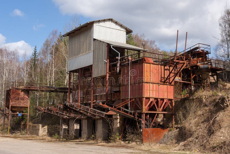 Mining in the quarry stock image. Image of mining, machine - 50370645