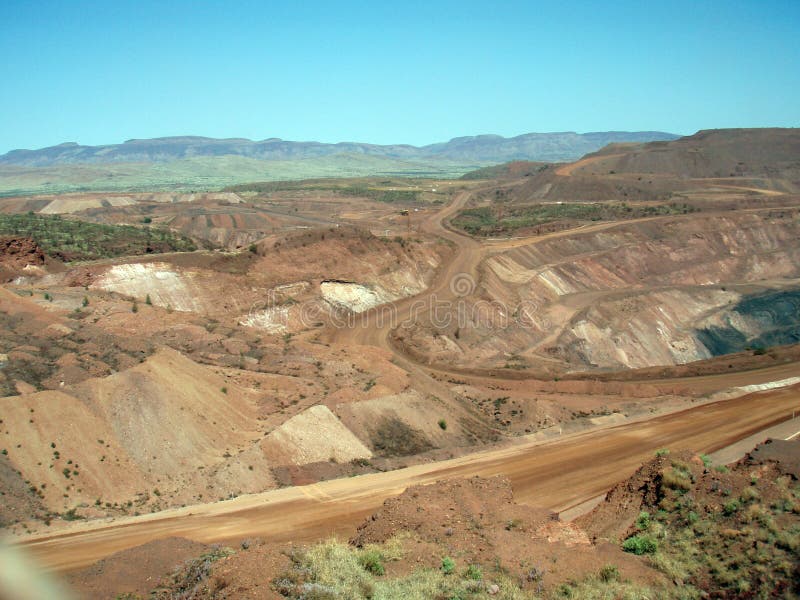 Coal Mining Industry in Australia Stock Image - Image of enterprise ...