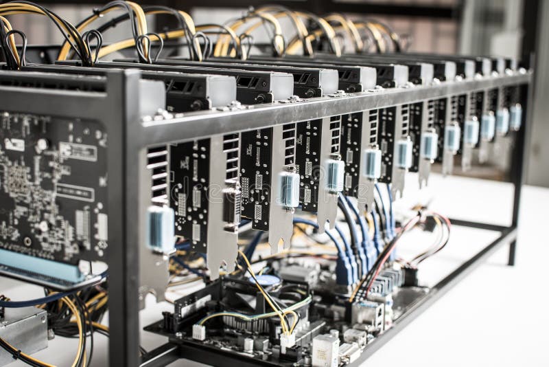 Mining Rig for Cryptocurrency Using Powerful Computer Graphic Cards ...
