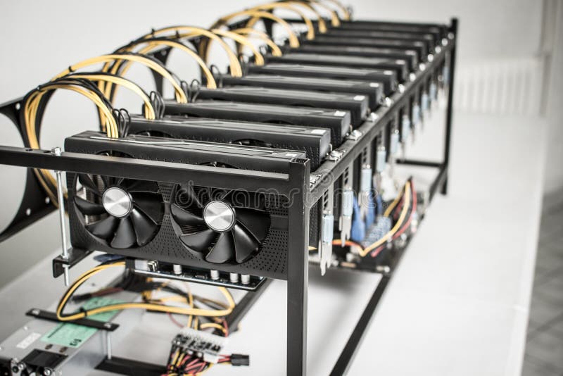 Mining Rig for Cryptocurrency Using Powerful Computer Graphic Cards ...