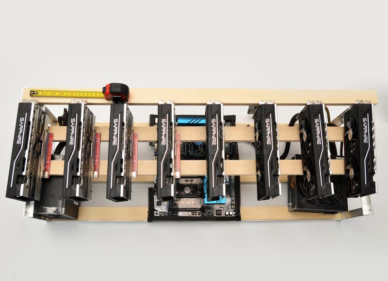 Mining Rigs for Cryptocurrency Editorial Photography - Image of ...