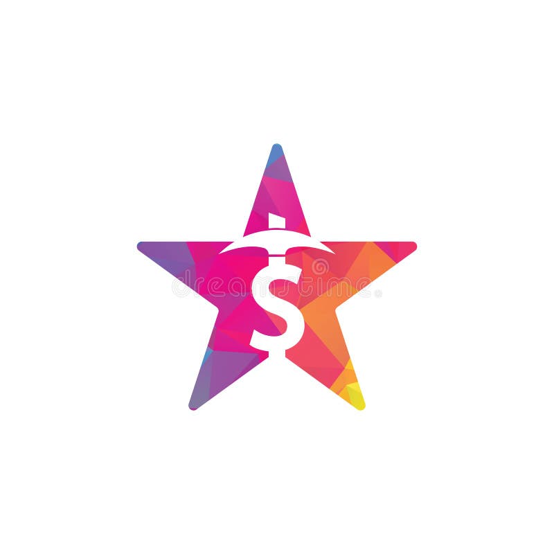 Mining Star Shape Concept Logo Design. Stock Vector - Illustration of ...