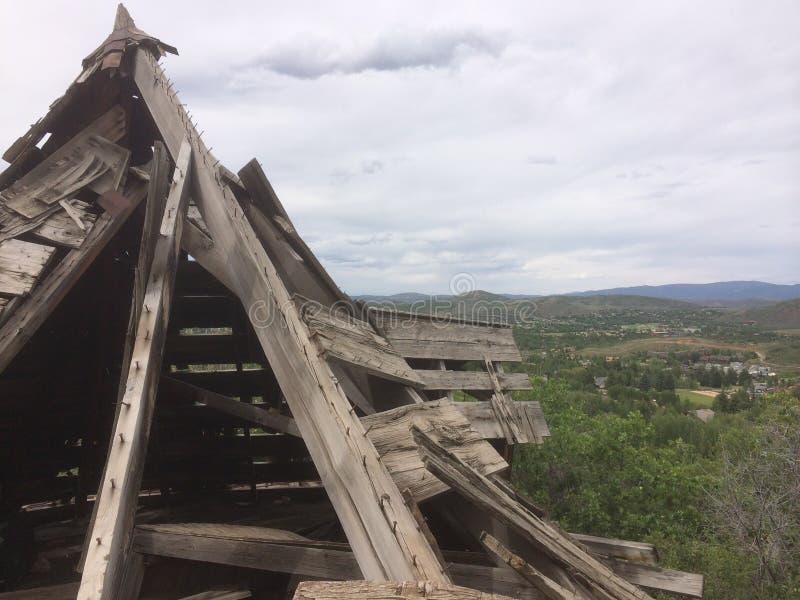 Mining Structure on Mountain Stock Image - Image of park, city: 42724607