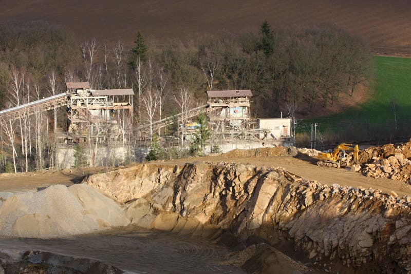 Mining Tower stock image. Image of sand, development - 12403729