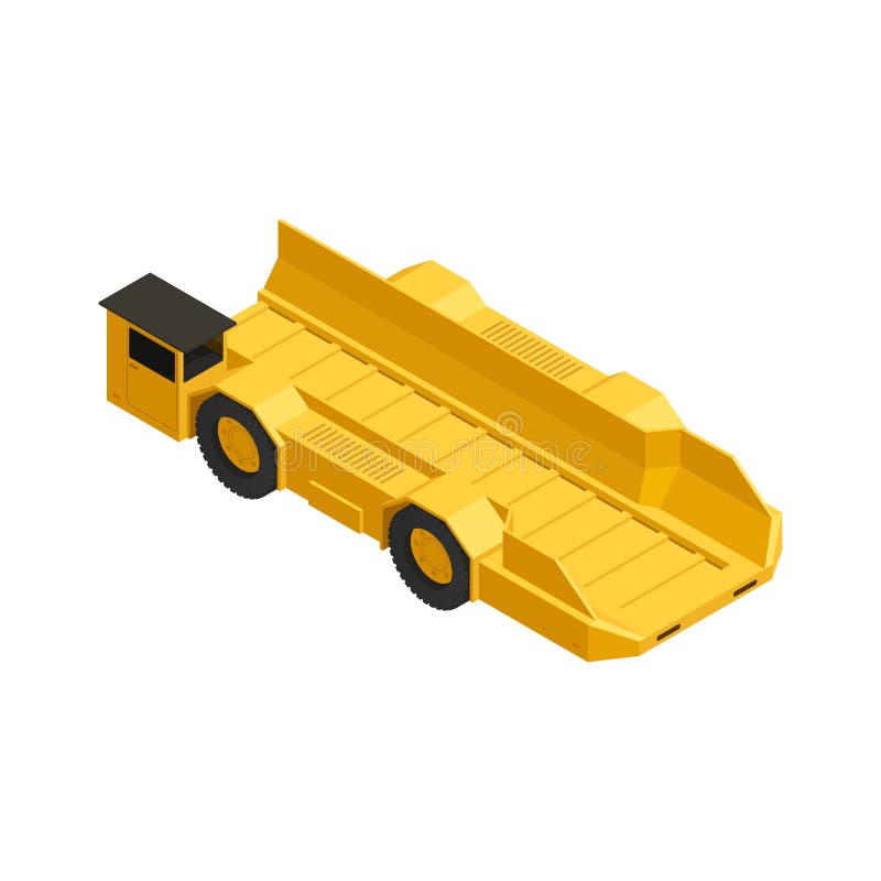 Mining Vehicle Icon stock vector. Illustration of machine - 273455653