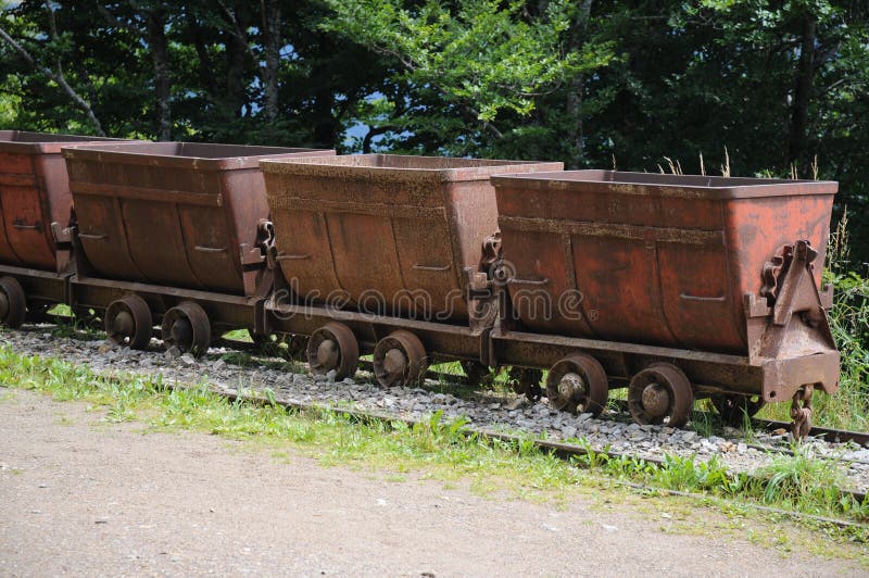 Old Mining Wagon stock image. Image of transport, industrial - 37637893
