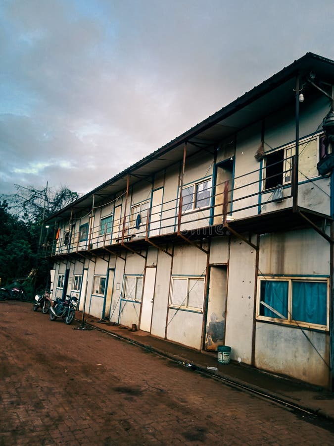 Mining workers hostel stock image. Image of mining, field - 262145731