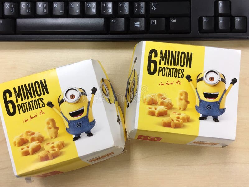 Minion potatoes editorial photography. Image of mcdonald - 95720302