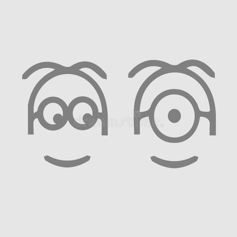 Minion set vector icon. stock vector. Illustration of abstract - 170394739